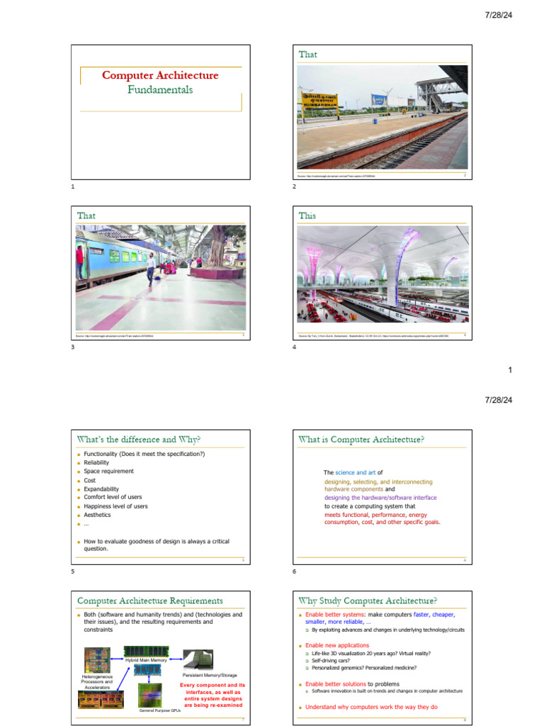 Basics of Computer Architecture | PDF