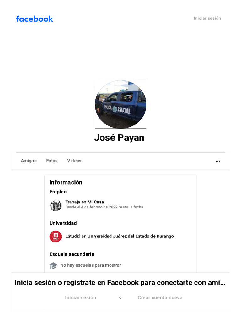 José Payan Facebook Profile Overview | PDF