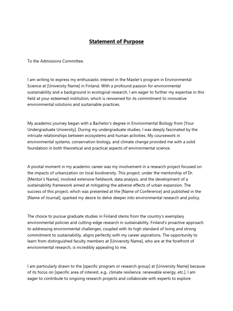 Sample SOP Joint Application | PDF