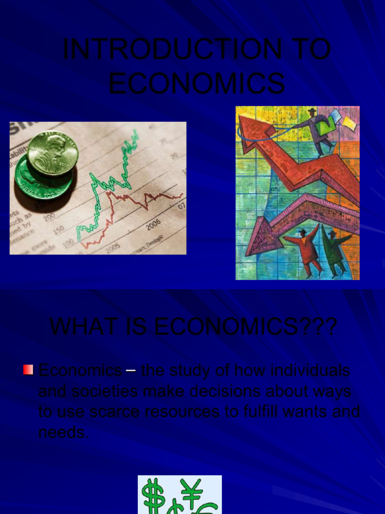 Lecture 2-Introduction To Economics | PDF
