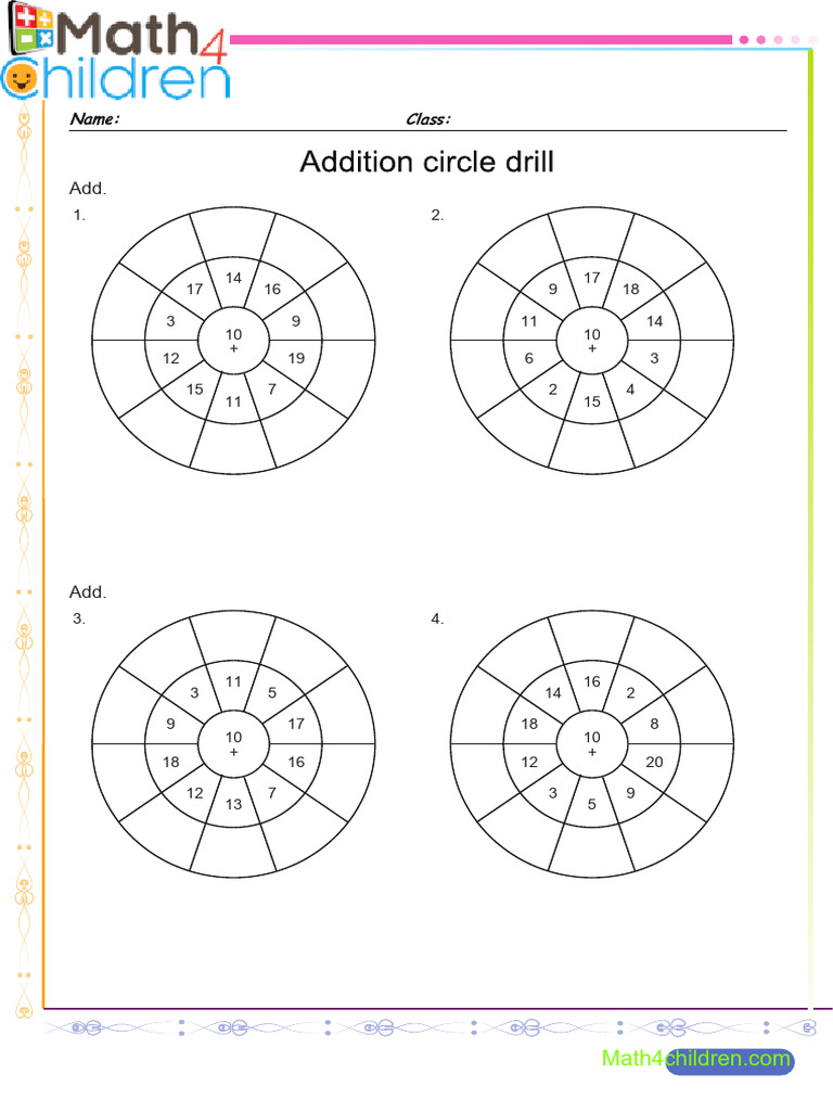 Addition Worksheets for Kids | PDF