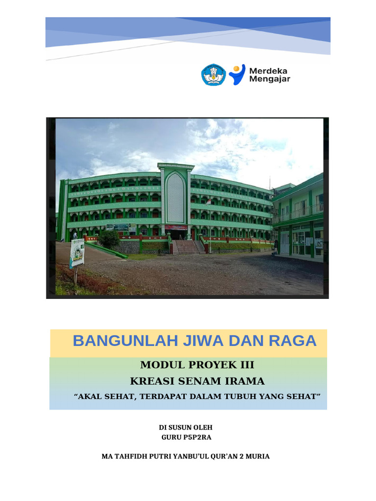 Modul P5R2RA Bangunlah Jiwa Dan Raga Fix | PDF