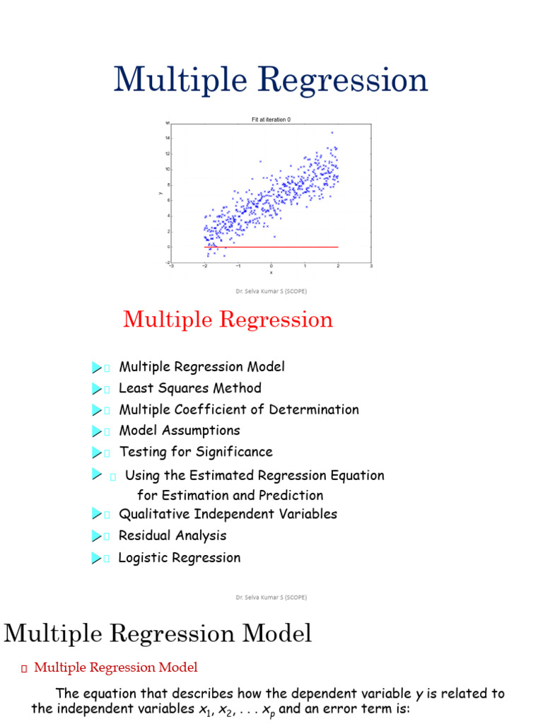 Multiple Regression | PDF