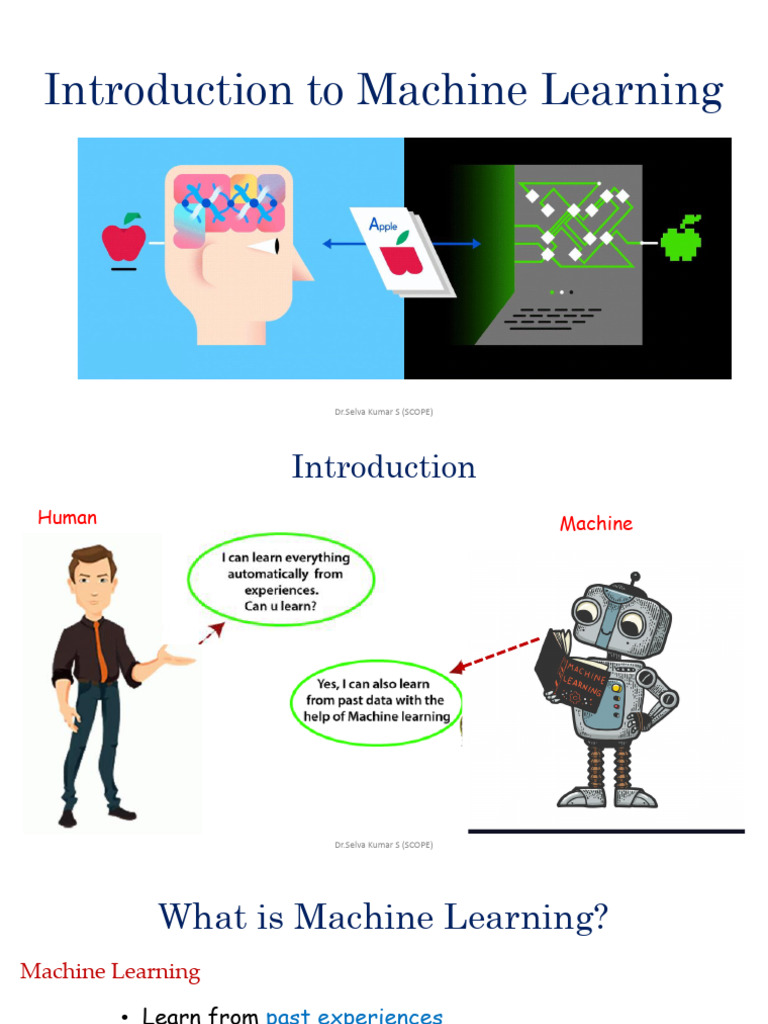 Introduction to Machine Learning | PDF