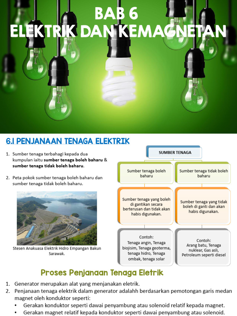 6.1 Penjanaan Tenaga Elektrik | PDF