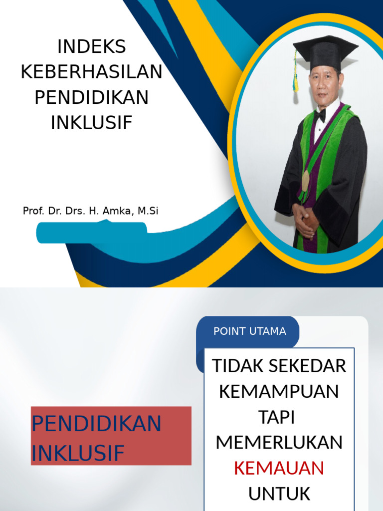 Indeks Keberhasilan Pendidikan Inklusif | PDF