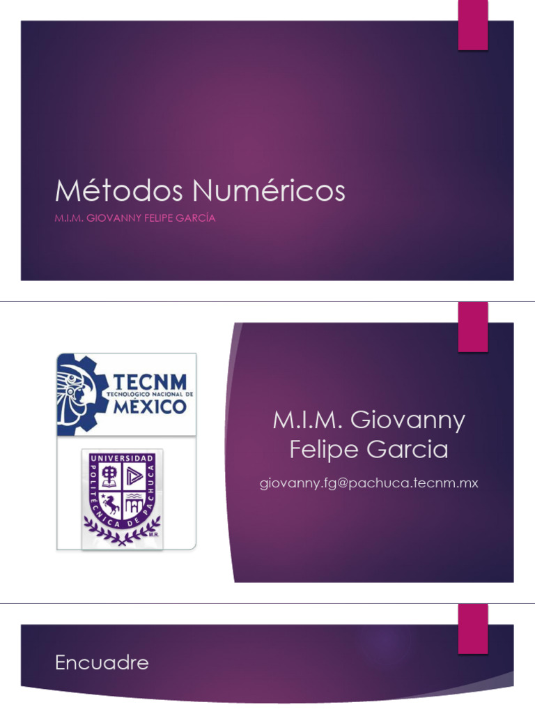 Métodos Numéricos Unidad 1 | PDF