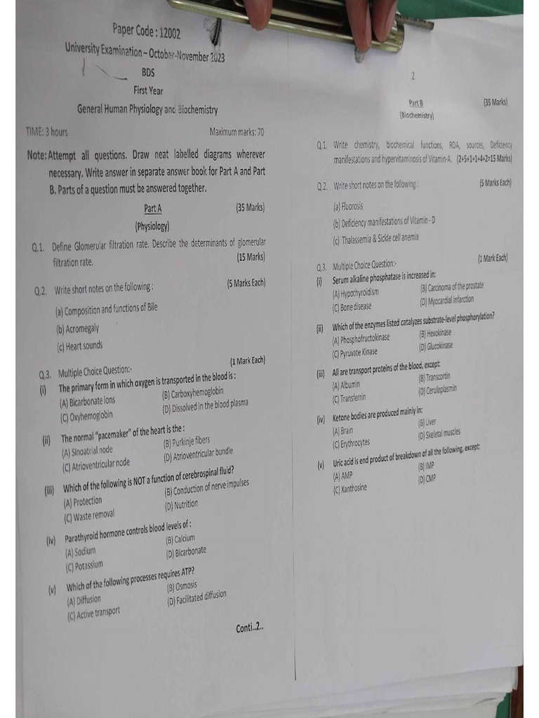 Biochem. & Physio | PDF