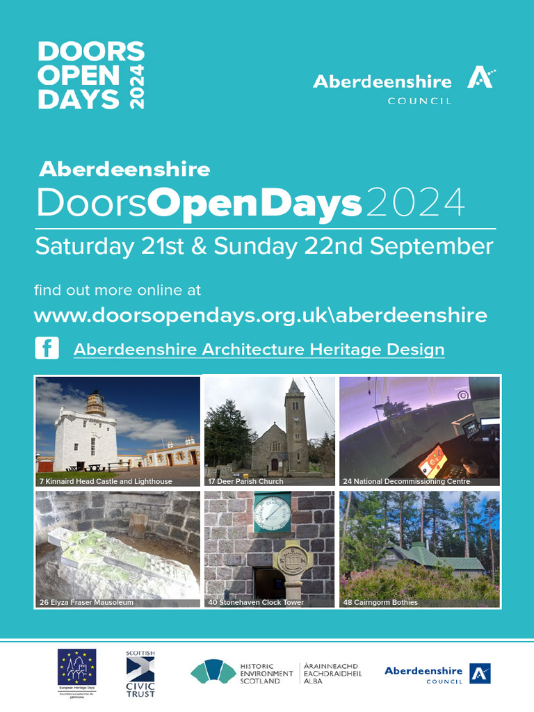 Aberdeenshire Doors Open Days 2024 - Guide Map Web | PDF
