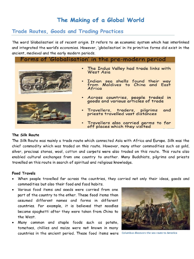 The Making of A Global World | PDF