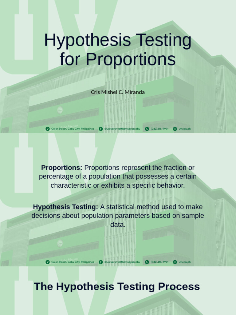 Hypothesis Testing for Proportion, Assumptions of Proportion Test and ...
