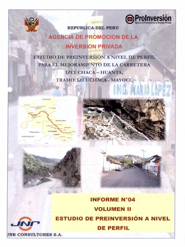 02 Estudio Preinversion A Nivel Perfil | PDF