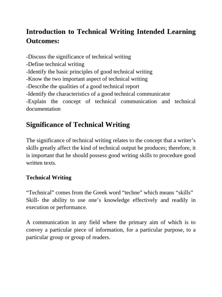 Introduction to Technical English 1 | PDF