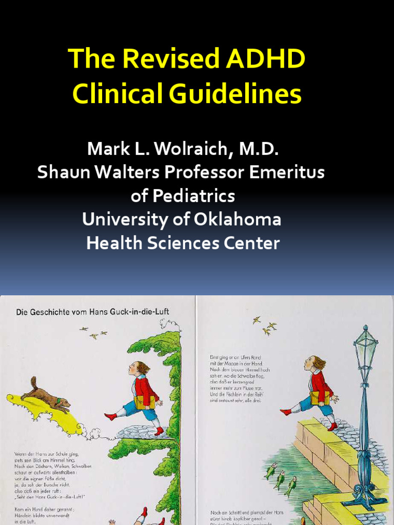 CPG Adhd Nce The Revised Adhd Guidelines MW | PDF