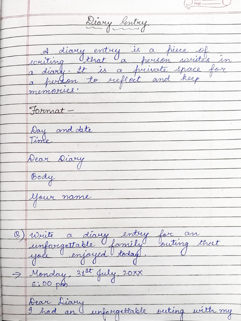 Diary Entry | PDF