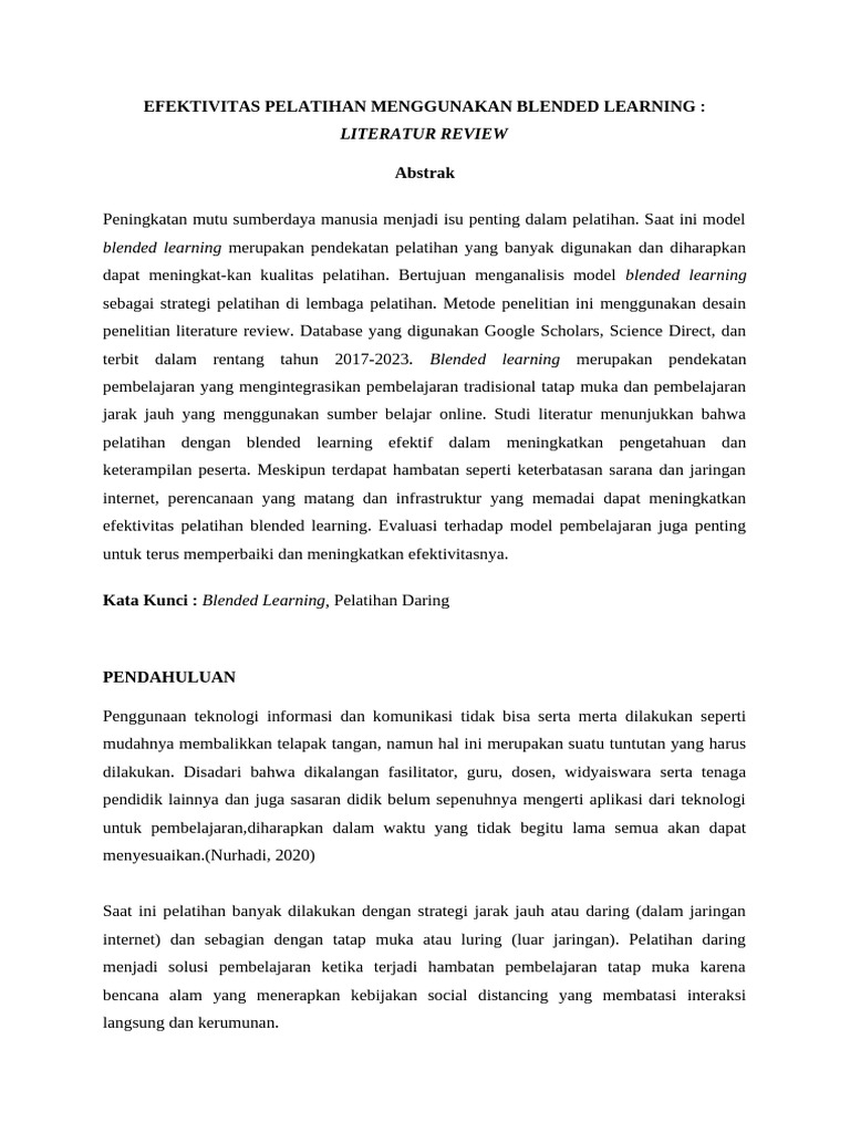 Blended Learning | PDF