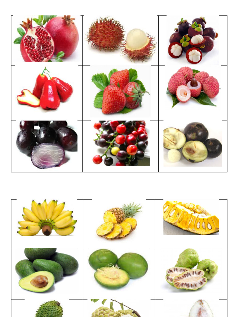 Belajar Mengenal Buah Dan Warna | PDF