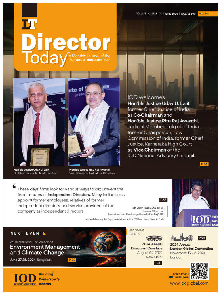 2024 06 IOD - Director Today Mag | PDF