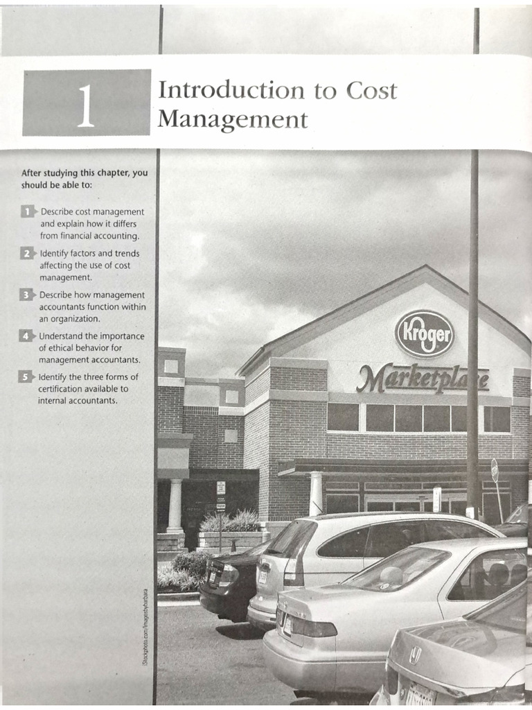 Cost Accounting and Control - Chapter 1 | PDF