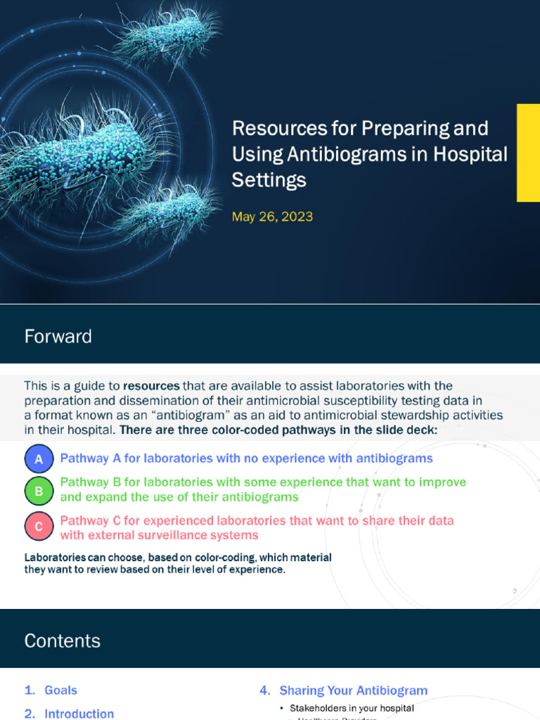 Antibiogram Project 1-Final v0.1-01 | PDF