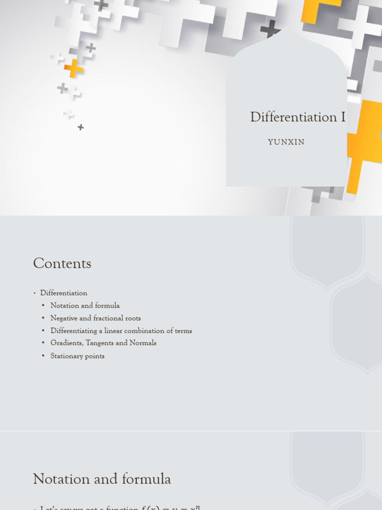 Differentiation Version2 | PDF