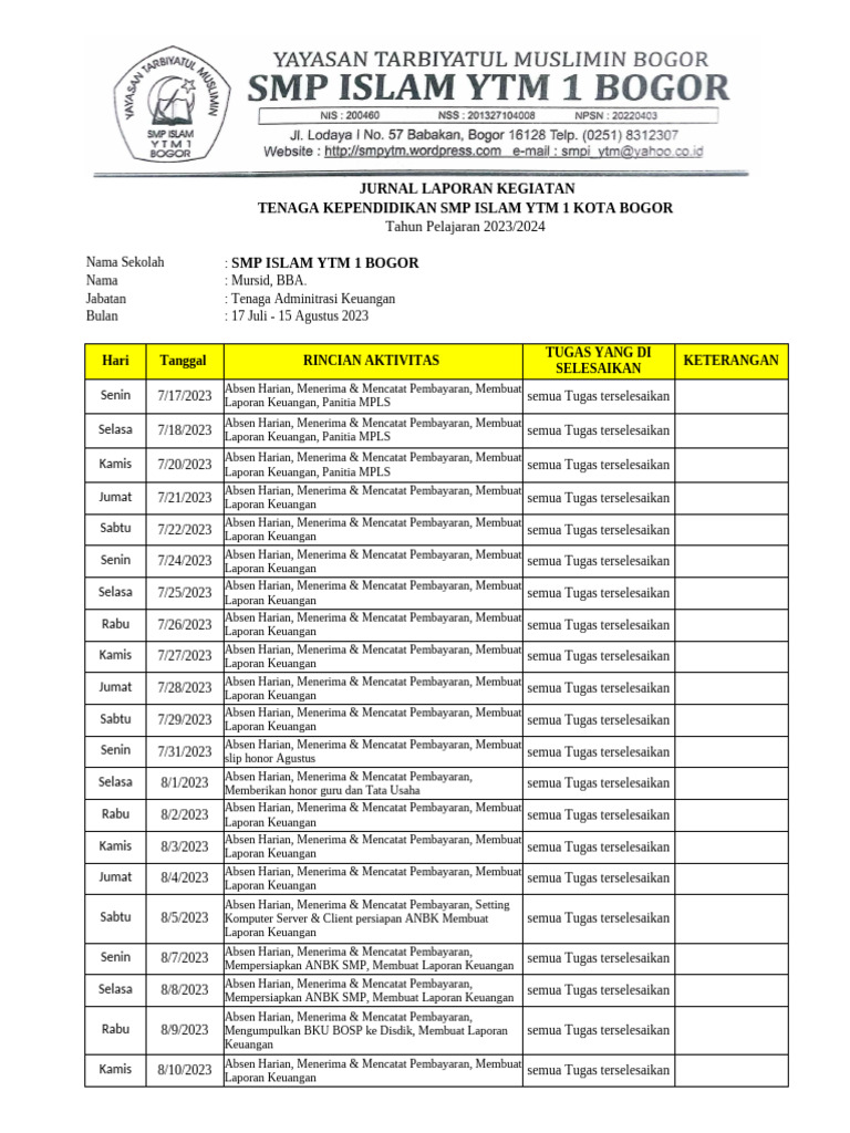 Jurnal TU YTM | PDF