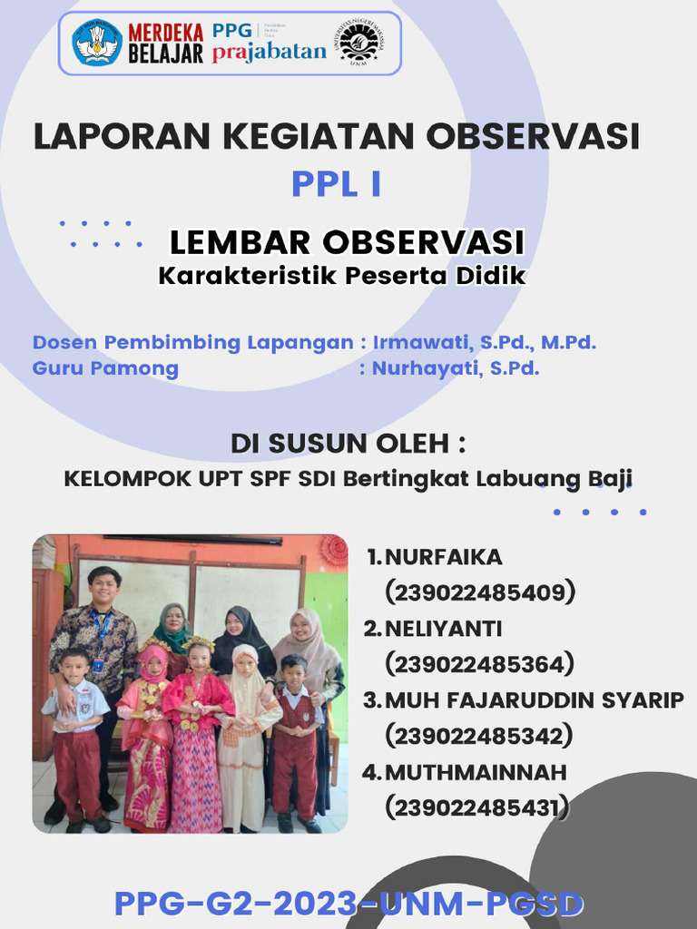 TP.2 - Lampiran 3. LK 2b - Lembar Observasi Karakteristik Peserta Didik ...