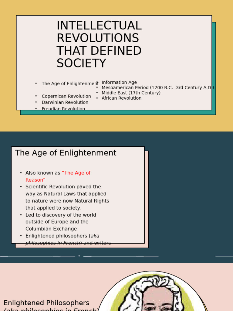 Intellectual Revolutions That Defined Society | PDF | Heliocentrism ...