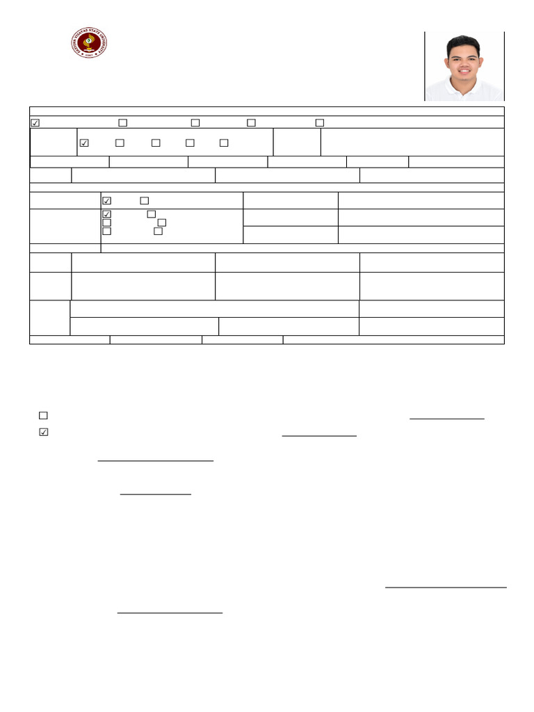 Free Education Form For 2024-32671 SEM M SY 2023-2024 | PDF