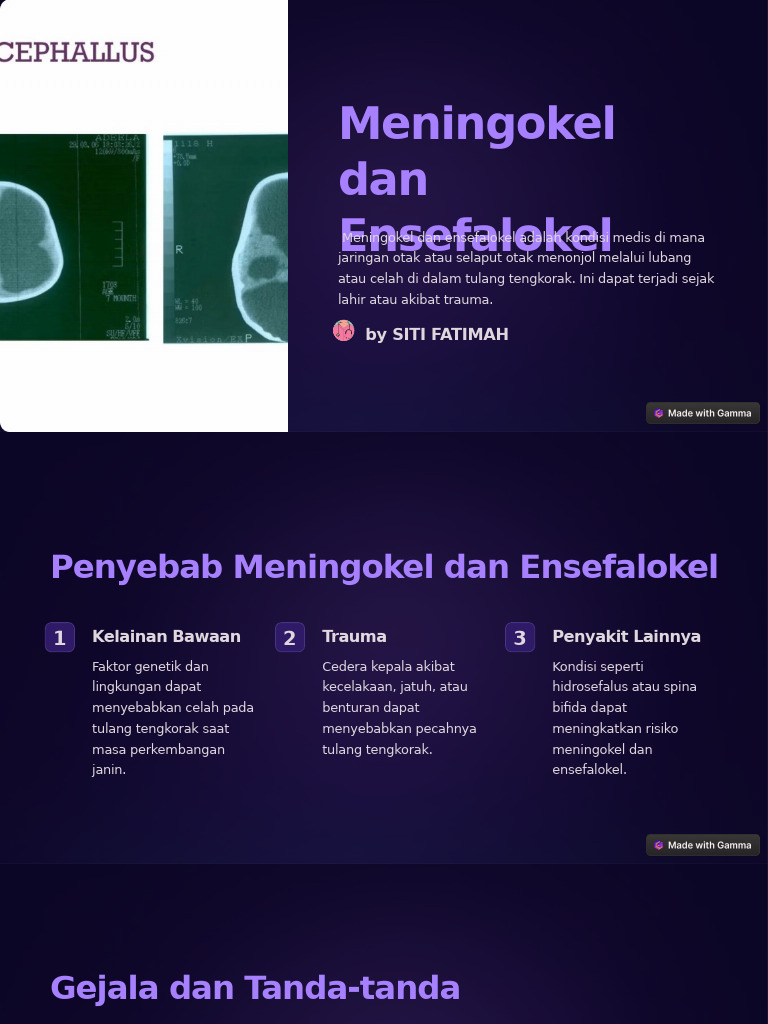 Meningokel Dan Ensefalokel | PDF