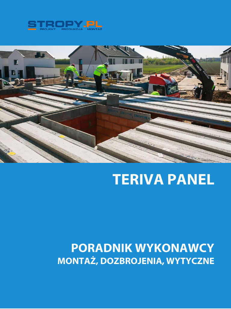 STROP TERIVA PANEL Instrukcja Montazu I Transportu | PDF