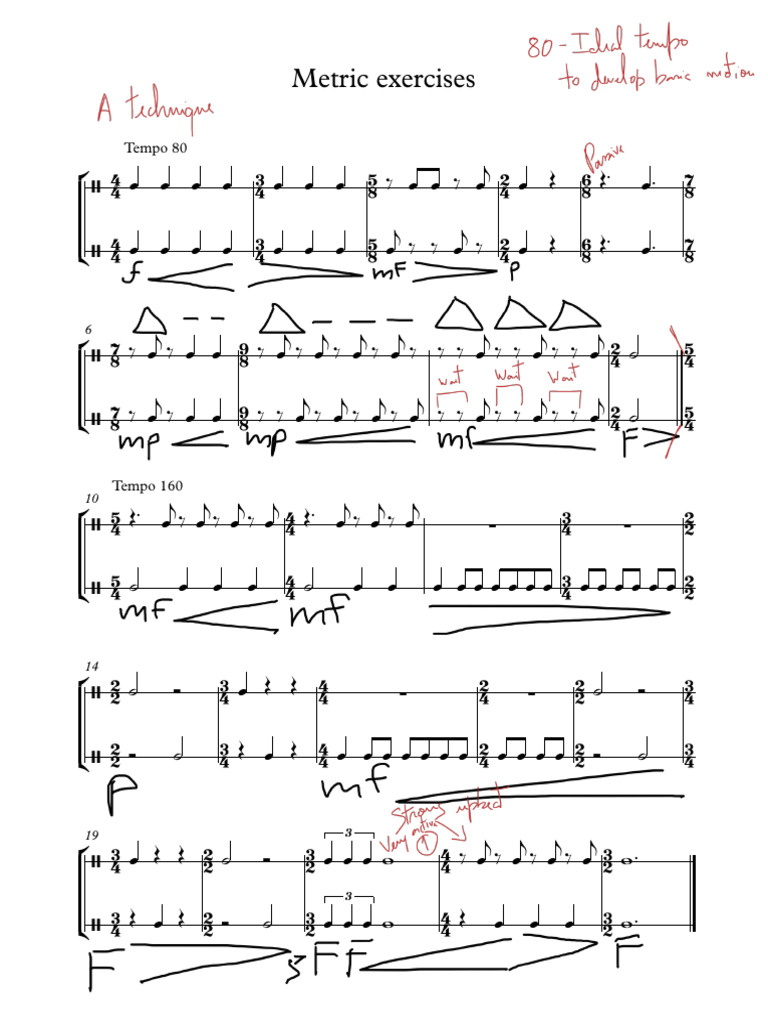 Metric Exercises 1 | PDF