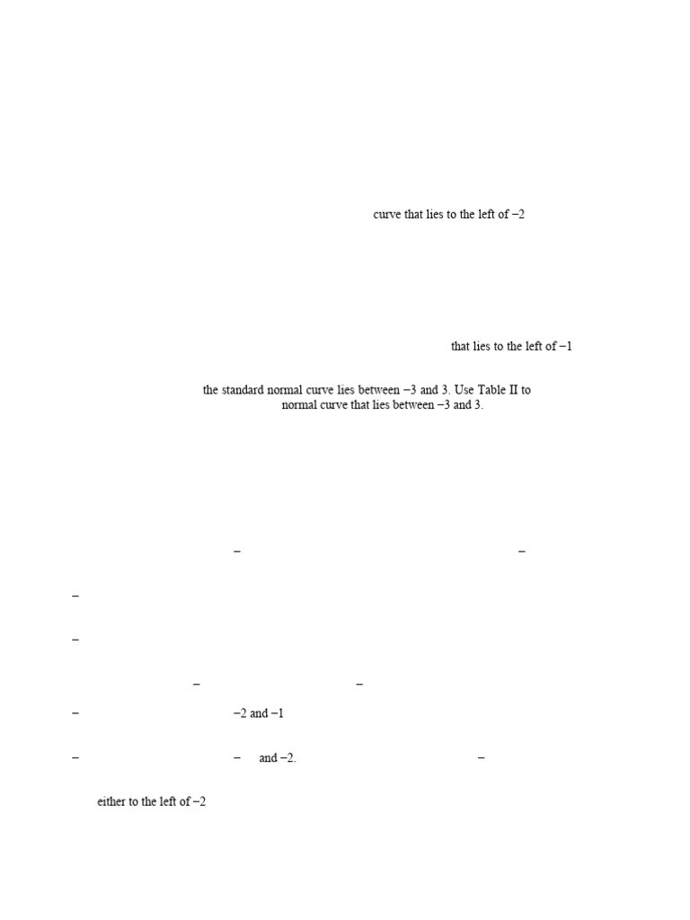 2-Handout Two-The Normal Distribution-Chapter Six-Practice Problems | PDF