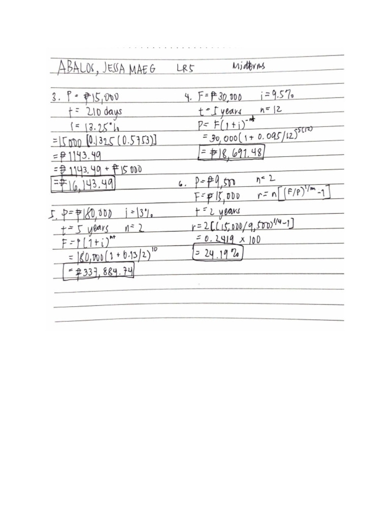 Abalos Jessa LR5 | PDF