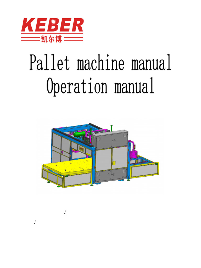 Pallet Welding Machine Operator's Manual | PDF