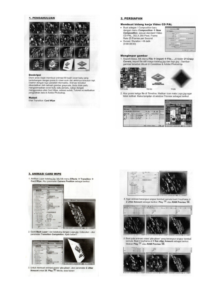 Card Wipe After Effect | PDF