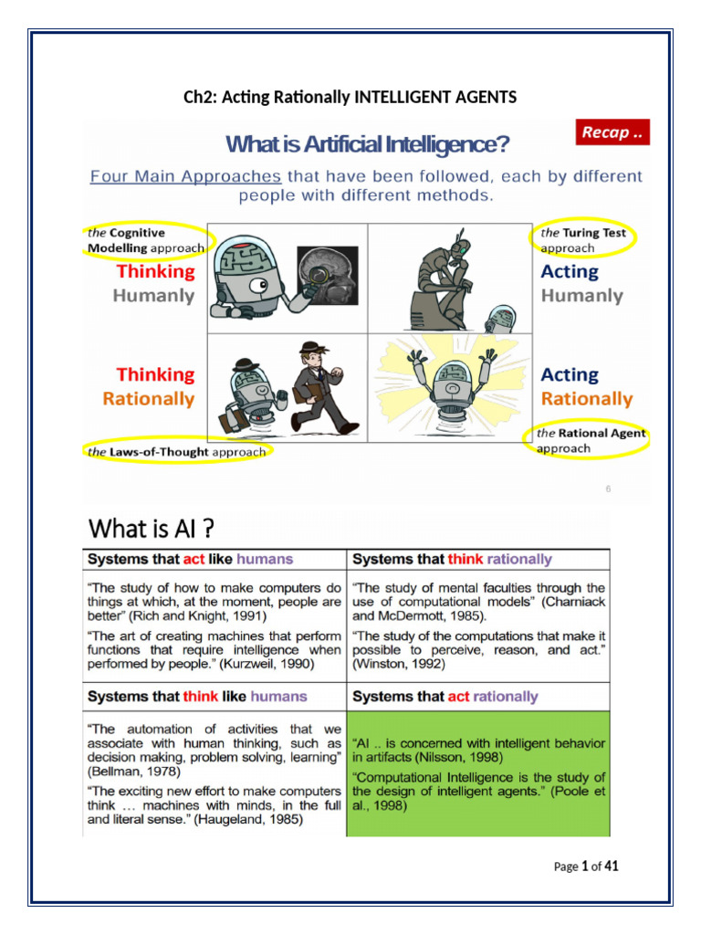 AI Ch2 | PDF | Cognitive Science | Computing