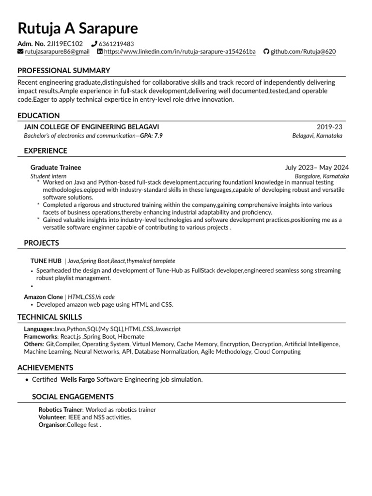 Rutuja Sarapure | PDF