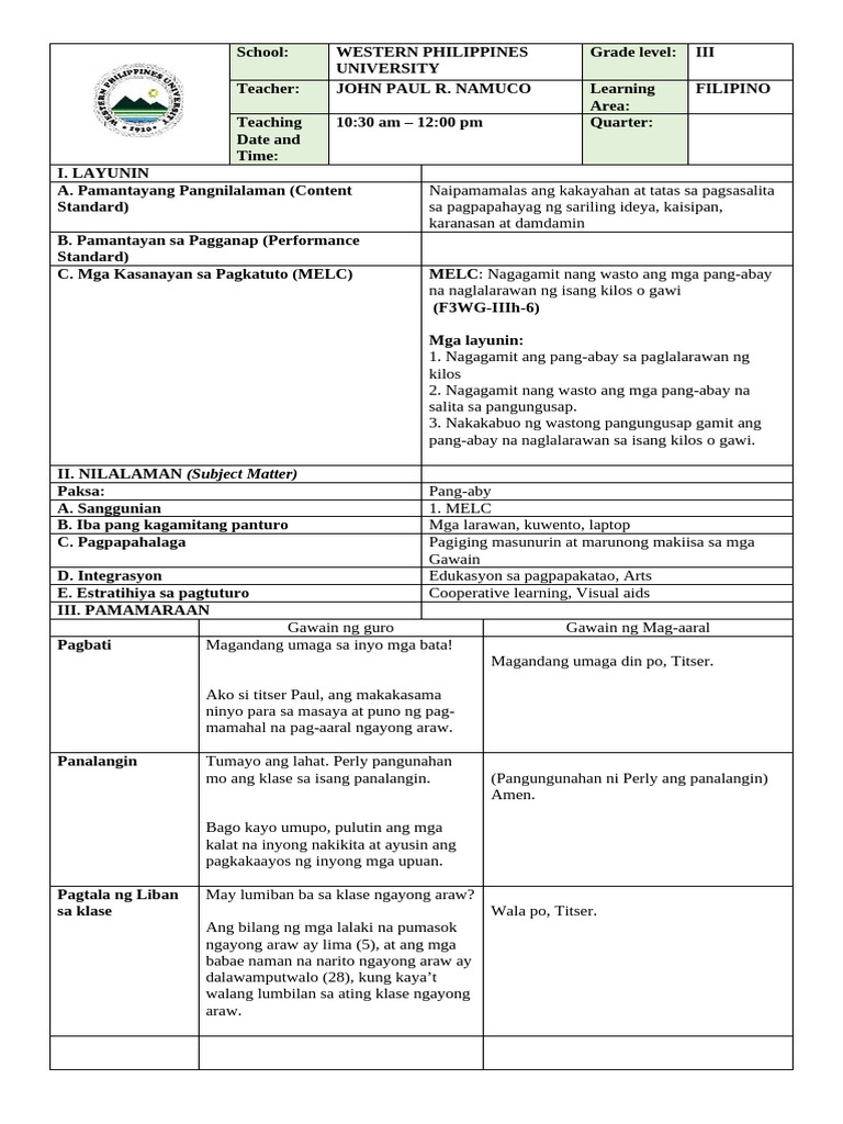 LP FIL JAPS Final | PDF
