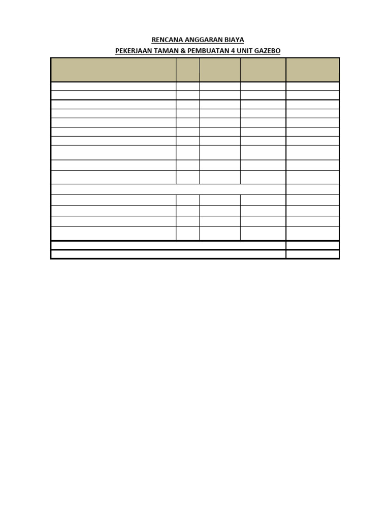 Rab Gazebo & Taman | PDF