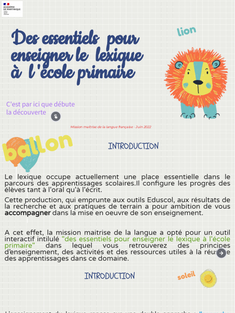 Genially LEXIQUE | PDF