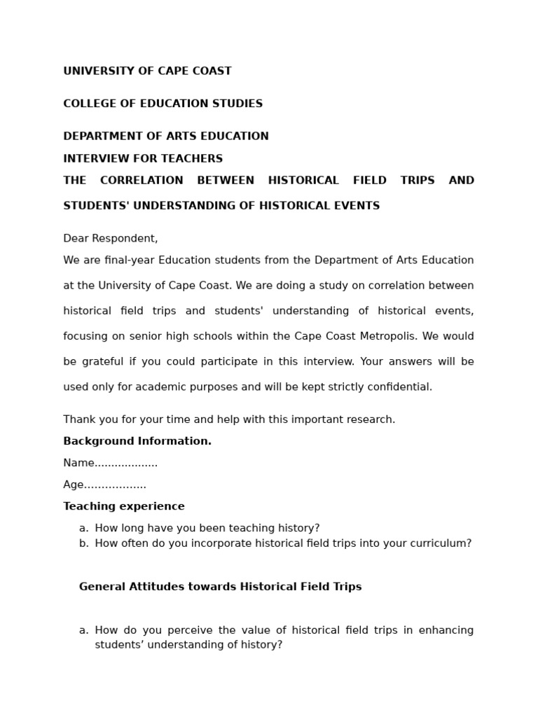 Interview Guide | PDF