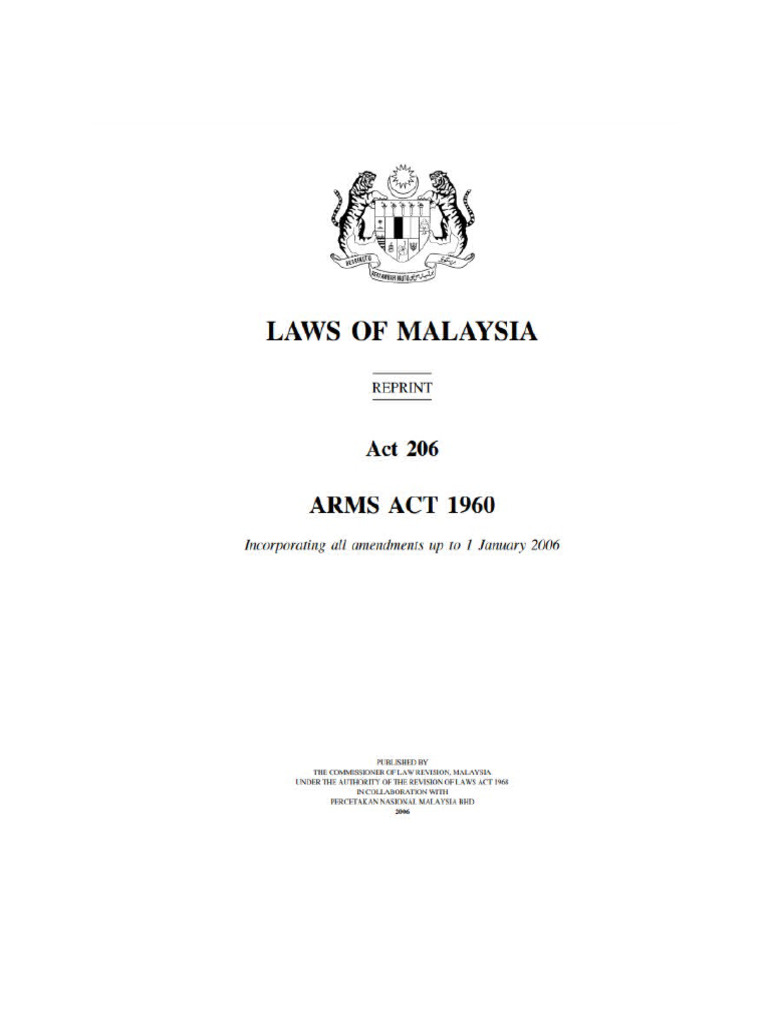 Arms Act | PDF