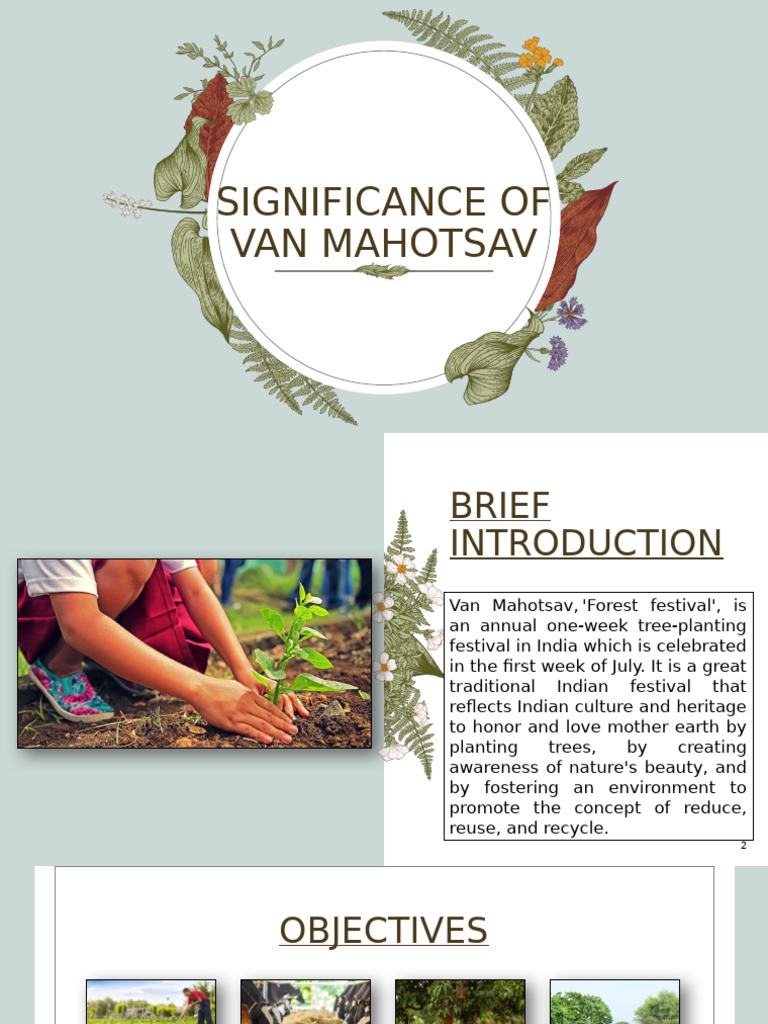 Significance of Van Mahotsav Festival | PDF | Home & Garden | Science ...