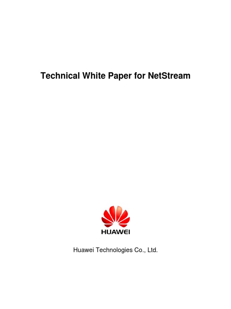 Technical White Paper For Netstream: Huawei Technologies Co., LTD | PDF ...