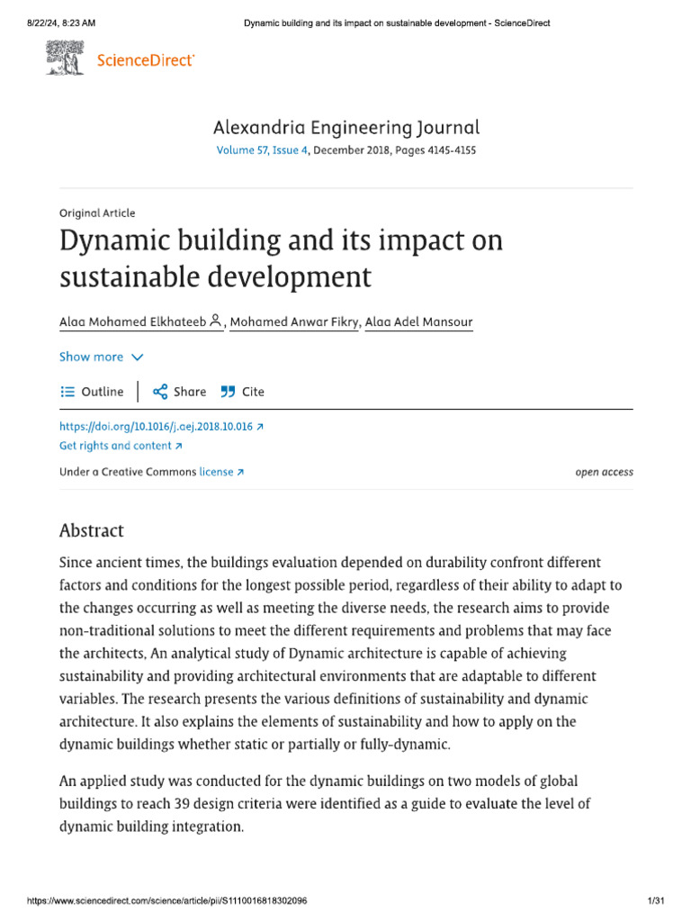 Dynamic Building | PDF