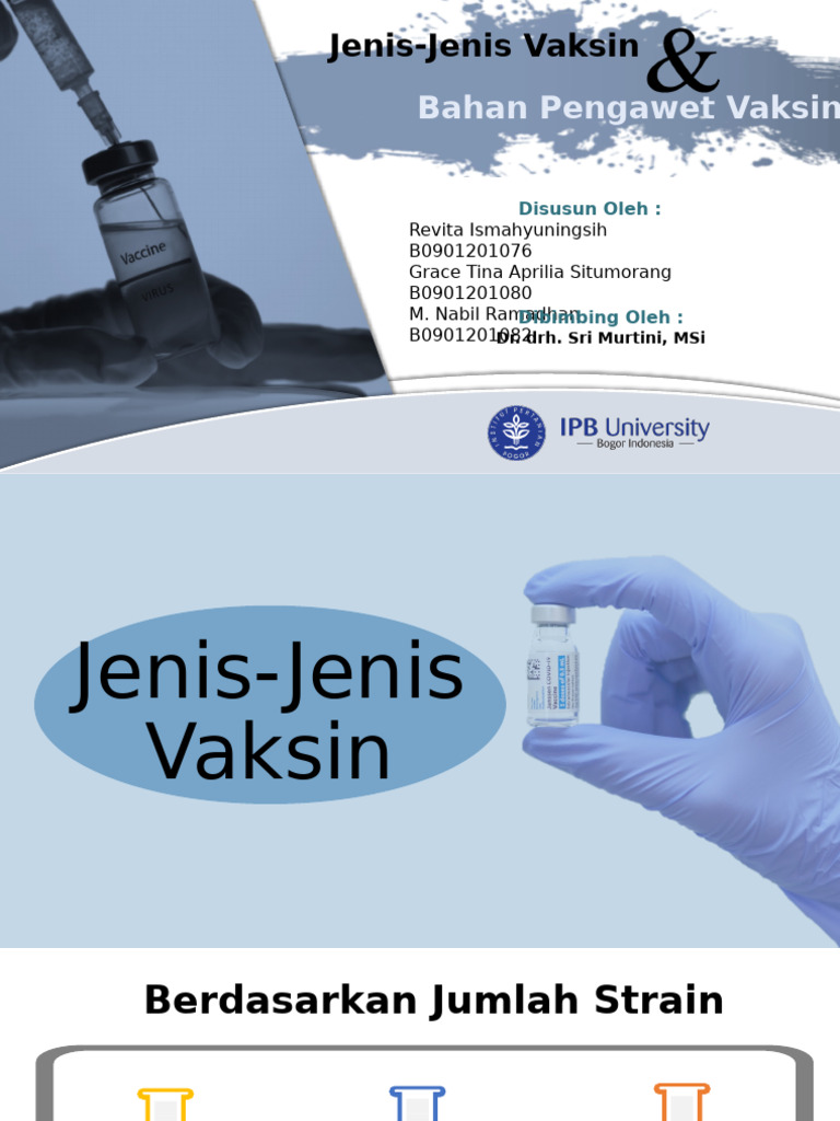 Jenis-Jenis Vaksin | PDF
