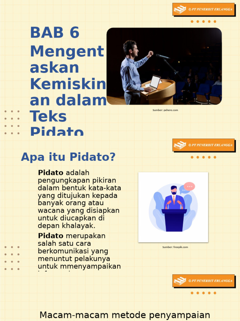 Bab 6 Teks Pidato Kelas 8 | PDF