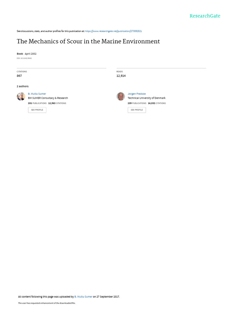 Richard Soulsby Coastal Engineering Reviewof Scour Book | PDF