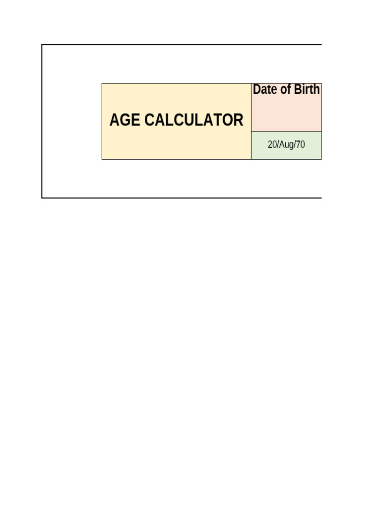 5. Age Calculator | PDF